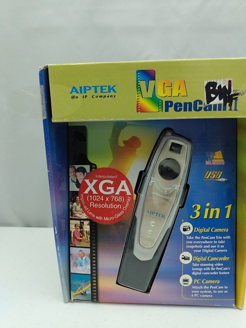 Aiptek PenCam VGA 2 0.4MP Digital Camera - Gray for sale online | eBay