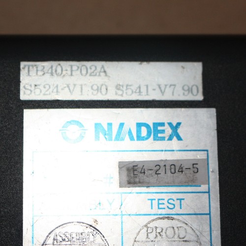 Nadex Nadesco TB40 Teaching Box Weld Welding Resistance Robot TB40-P02A ...