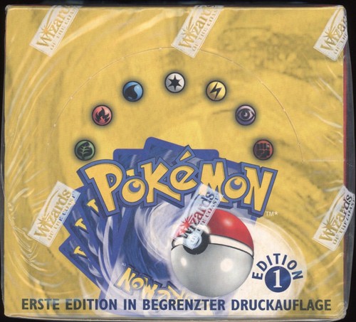 1999 Pokemon GERMAN 1st Edition Base Set Booster Box Display SEALED | eBay