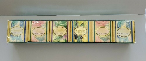 6 Vintage English Bath Cubes by Ben Rickert Rose Violet Lavender ...
