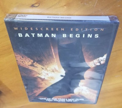 Batman Begins (DVD, 2005, Widescreen) NEW Christian Bale Gary Oldman DC ...