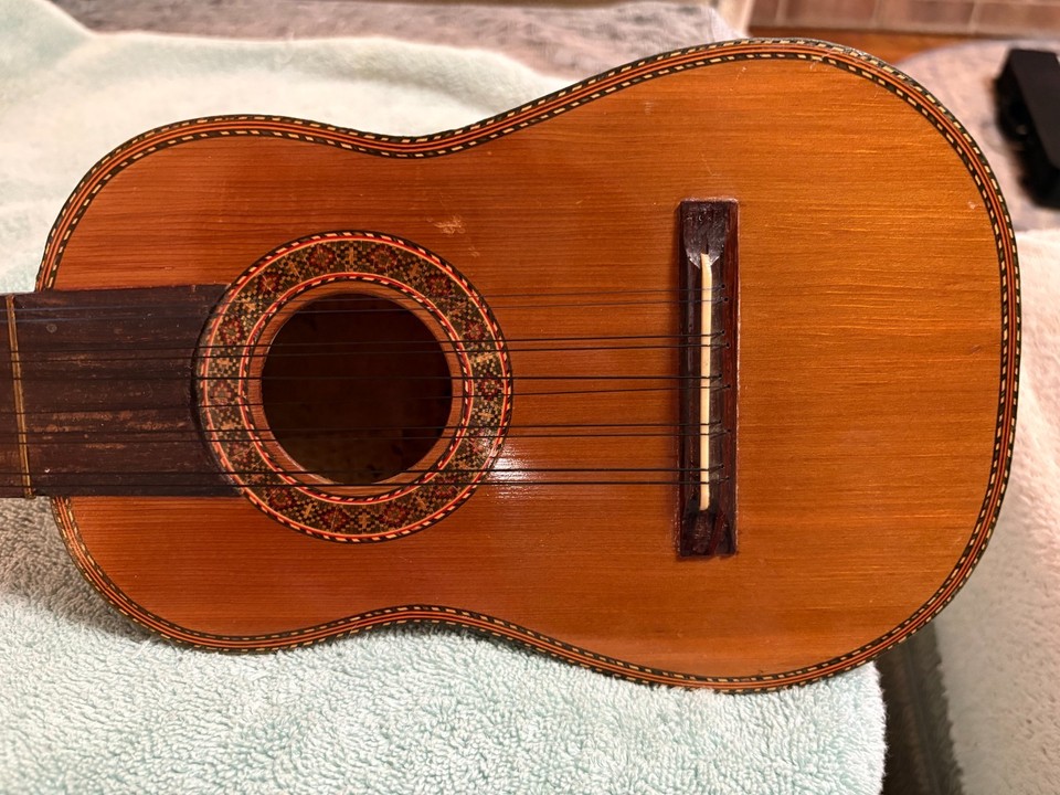 Vintage Handmade South American 10 String Charango Armadillo Shell ...