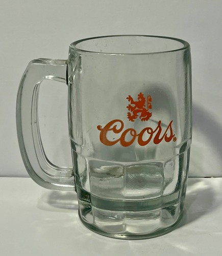 1970s Coors, Heavy Glass Beer Mug, Shorty 10oz, 5" | eBay