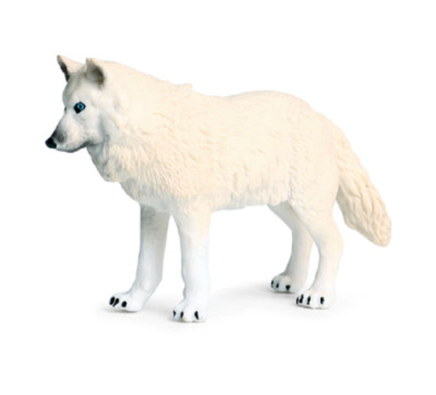 10cm Cream Wolf PVC Toy Wild Animal Figure Doll Kids Gift | eBay