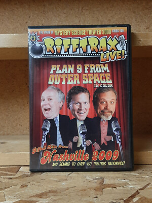RIFFTRAX LIVE! PLAN 9 FROM OUTER SPACE IN COLOR DVD Nashville 2009 ...
