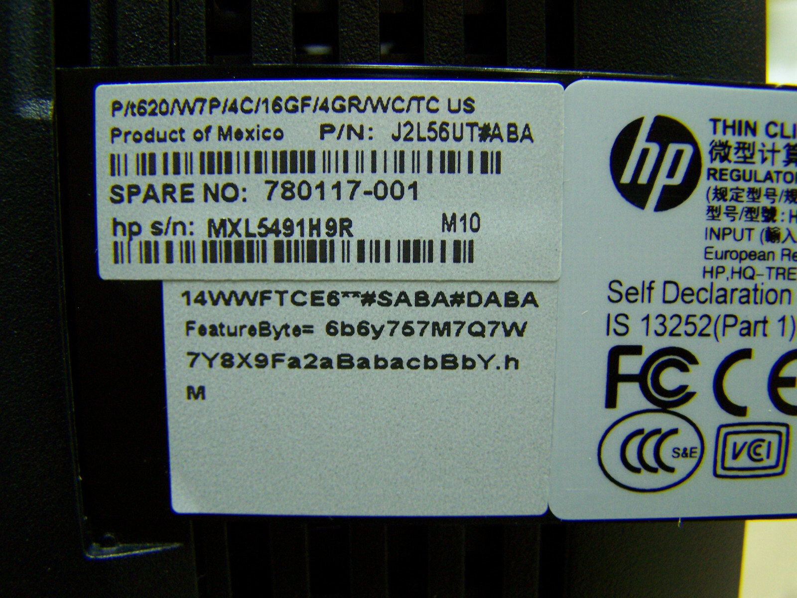 HP T620 Thin Client Office Computer TPC-I004-TC with power supply | eBay