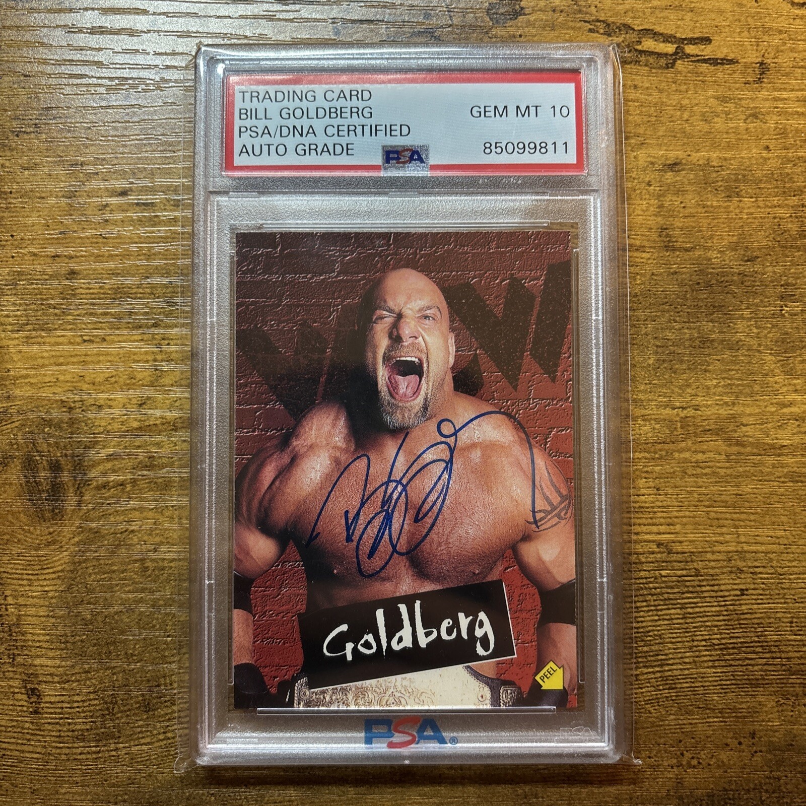 1998 Topps WCW/nWo - Authentic Signatures Goldberg (AU, RC) for sale ...