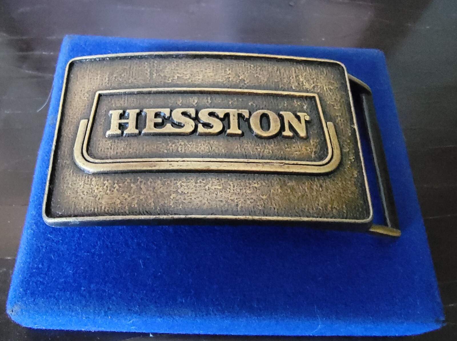 2x 1974 HESSTON Reproduction Hesston Belt Buckle Western American Rodeo ...