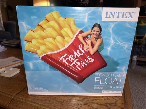 HUGE FRENCH FRIES MAT Inflatable Ride On Beach Toy Swimming Pool Float ...