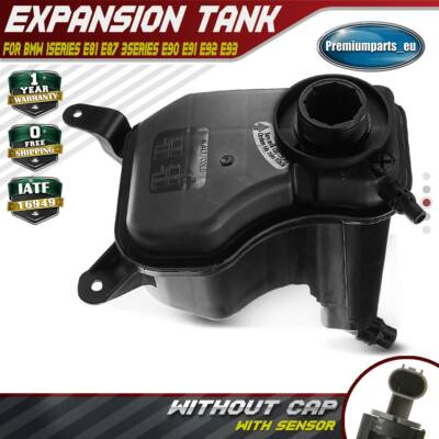Expansion Tank w/ Sensor For BMW 1 Series E81 E87 E88 3 Series E90 E92 ...