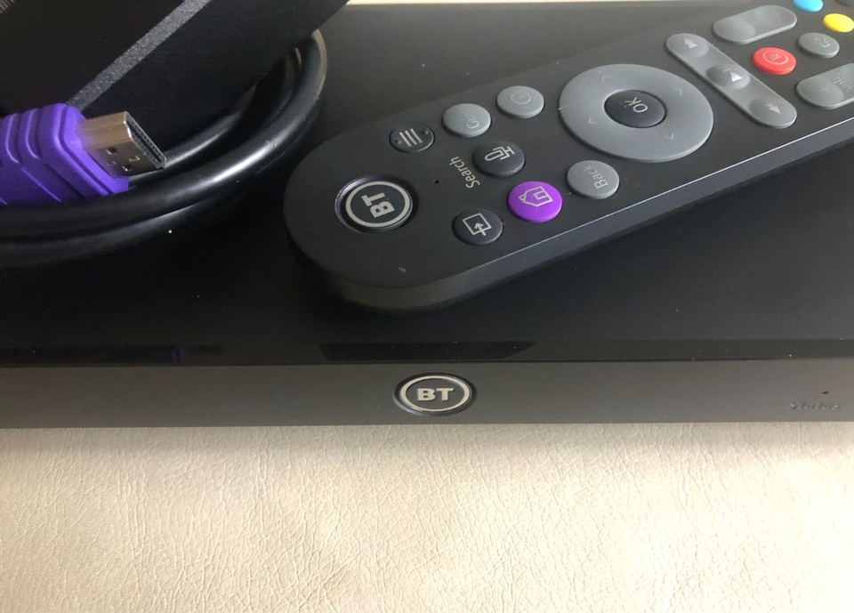BT TV Box Pro 4k 1TB Freeview Set Up Box - itvx, Youtube, Discover ...