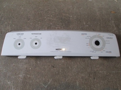 Hotpoint Recycled Washer/Washing Machine Control Panel/Backsplash ...