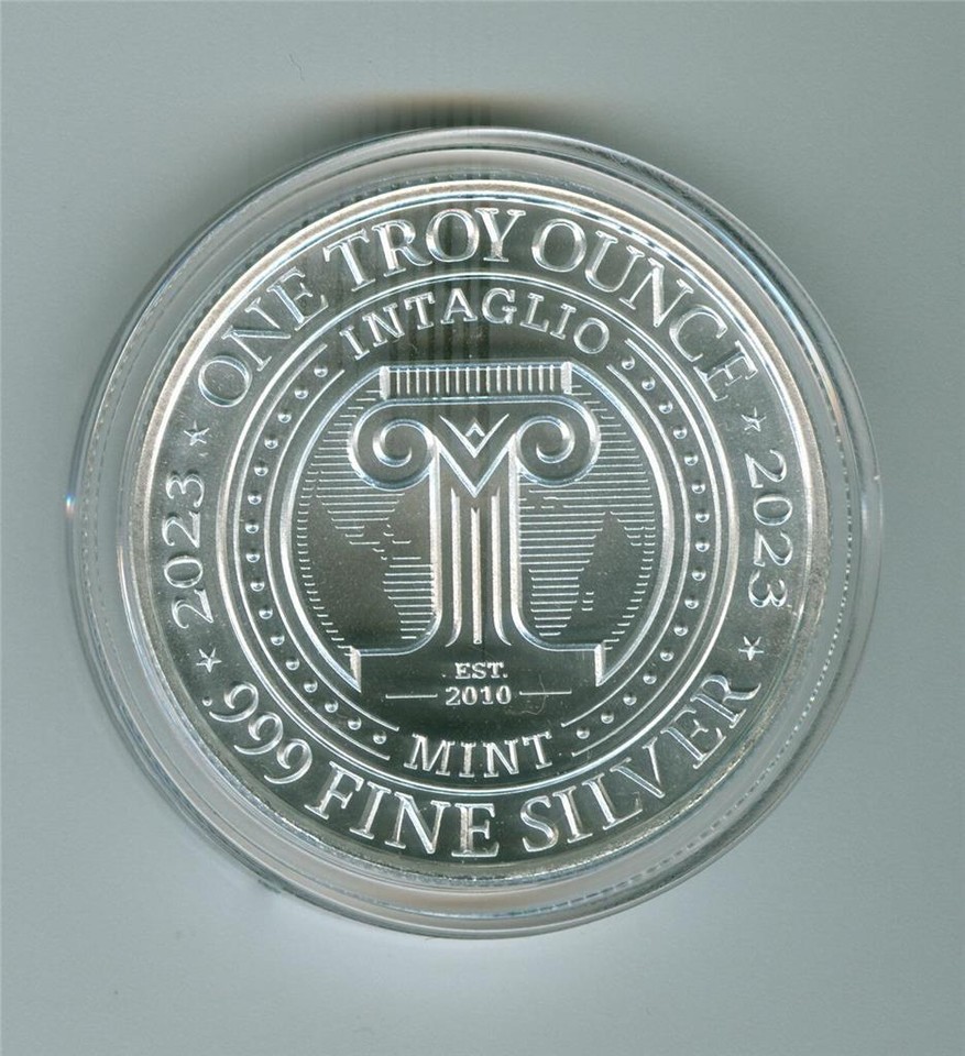 INTAGLIO MINT PECUNIA NON OLET(MONEY DEOES NOT STINK) 1 OZ .999 SILVER ...
