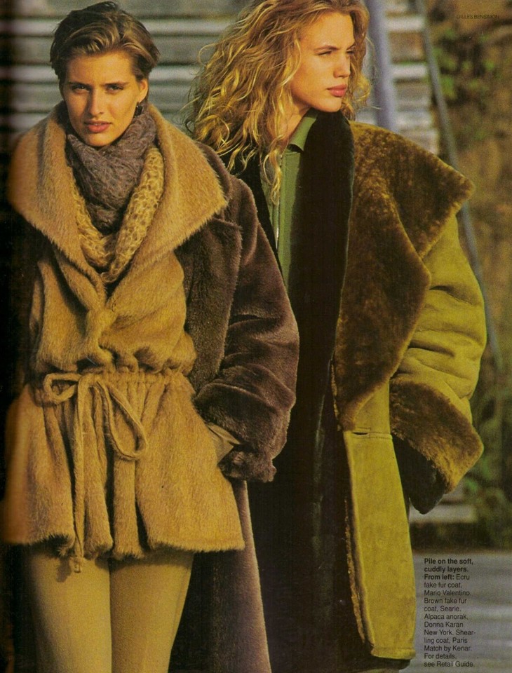 1990 Elle Macpherson November Veronica Webb Winona Ryder London Sofia Coppola | eBay