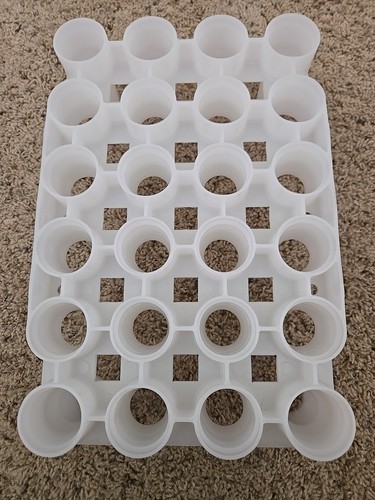 Fast Rack Beer Wine Bottle Drying Rack Holds 24 Bottles White | eBay