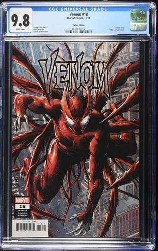 Venom #18 Codex Variant Patrick Zircher Marvel Comics 2019 CGC 9.8 | eBay