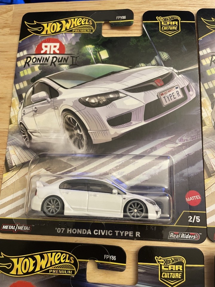 Hot Wheels Car Culture 2025 Ronin Run II Set of 6 cars WITH CHASE Black ...