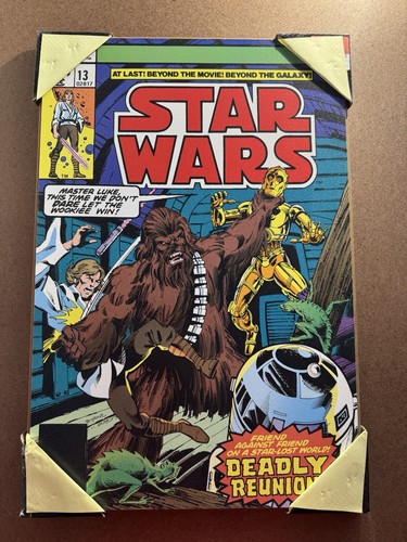 Star Wars Marvel Comics # 13 Wood Wall Art 19" Silver Buffalo John ...