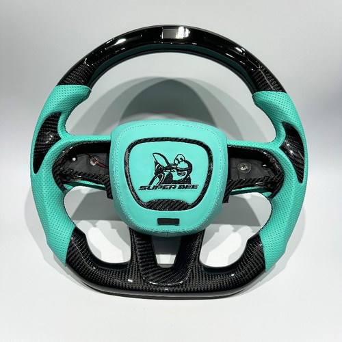 Steering Wheel LED Carbon Fiber For Dodge Charger Hellcat SCATPACK SRT ...