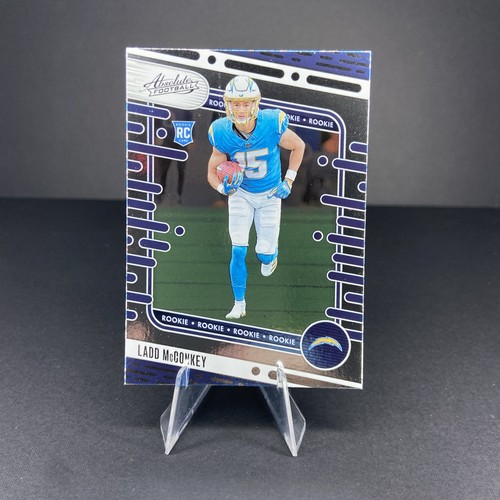 2024 Panini Absolute Ladd McConkey Rookie Card #134 Los Angeles Rams RC ...