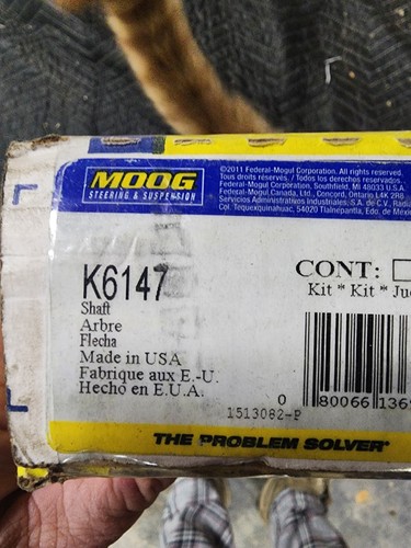 Suspension Control Arm Shaft Kit Moog K6147 | eBay