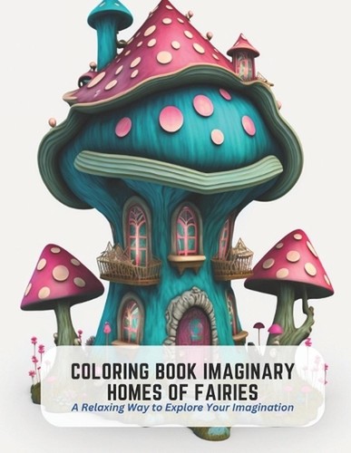 Coloring Book Imaginary Homes of Fairies: A Relaxing Way to Explore ...