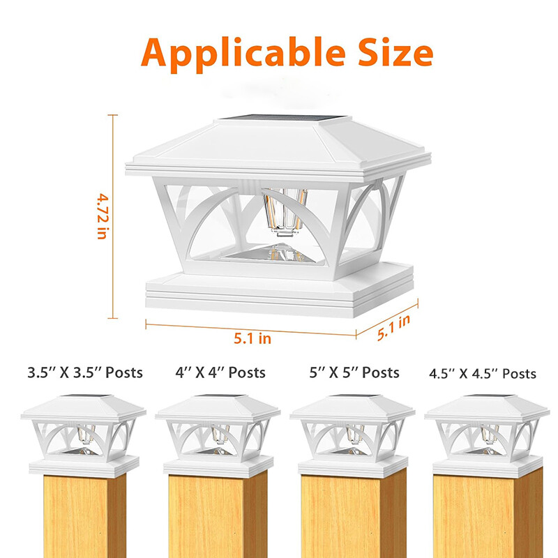 Caps For 6x6 Solar Deck Post Sleeves Solar Post Caps – DecksGo