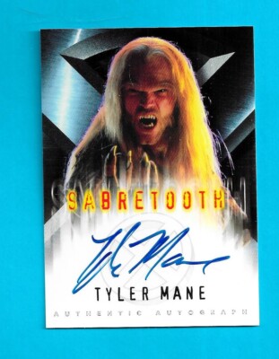 X-Men The Movie 2000 TOPPS autograph card Tyler Mane - Sabretooth | eBay