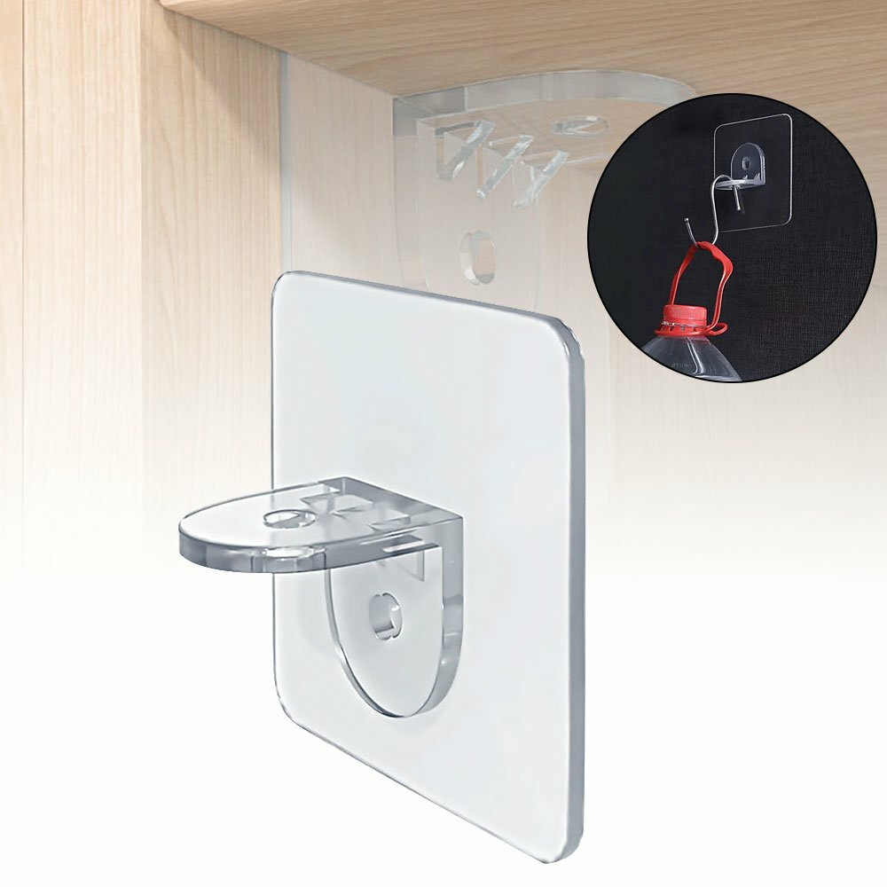 Shelf Adhesive Pegs Plastic Closet Cabinet Shelf Support Clips Peg Wall ...