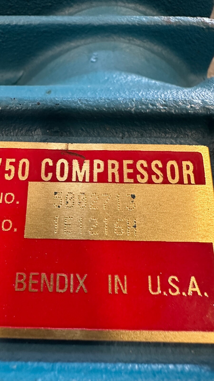 Bendix 5002713 Tu Flo® 750 Air Brake Compressor Remanufactured OEM | eBay