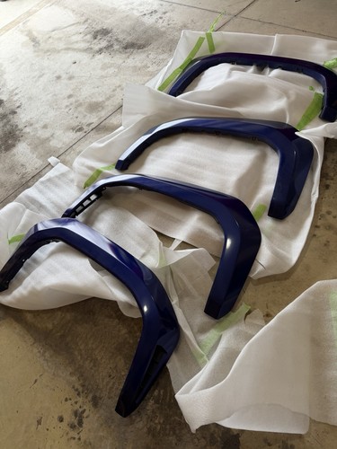 2024-2025 Toyota Tacoma TRD Sport OEM Fender Flares Blue Crush Metallic ...