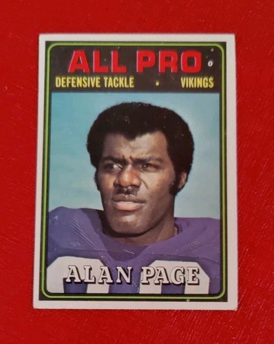 1974 Topps #134 Alan Page Minnesota Vikings NFL Card NM+ | eBay