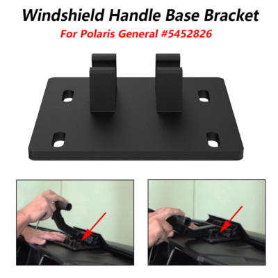 For Polaris General #5452826 Glass Tip-Out Full Windshield Handle Base ...