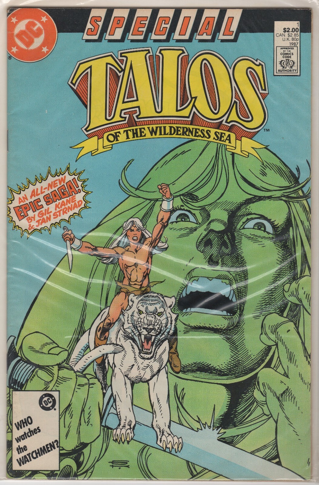1987 TALOS of the Wilderness Sea #1 DC Special Comic Book | eBay