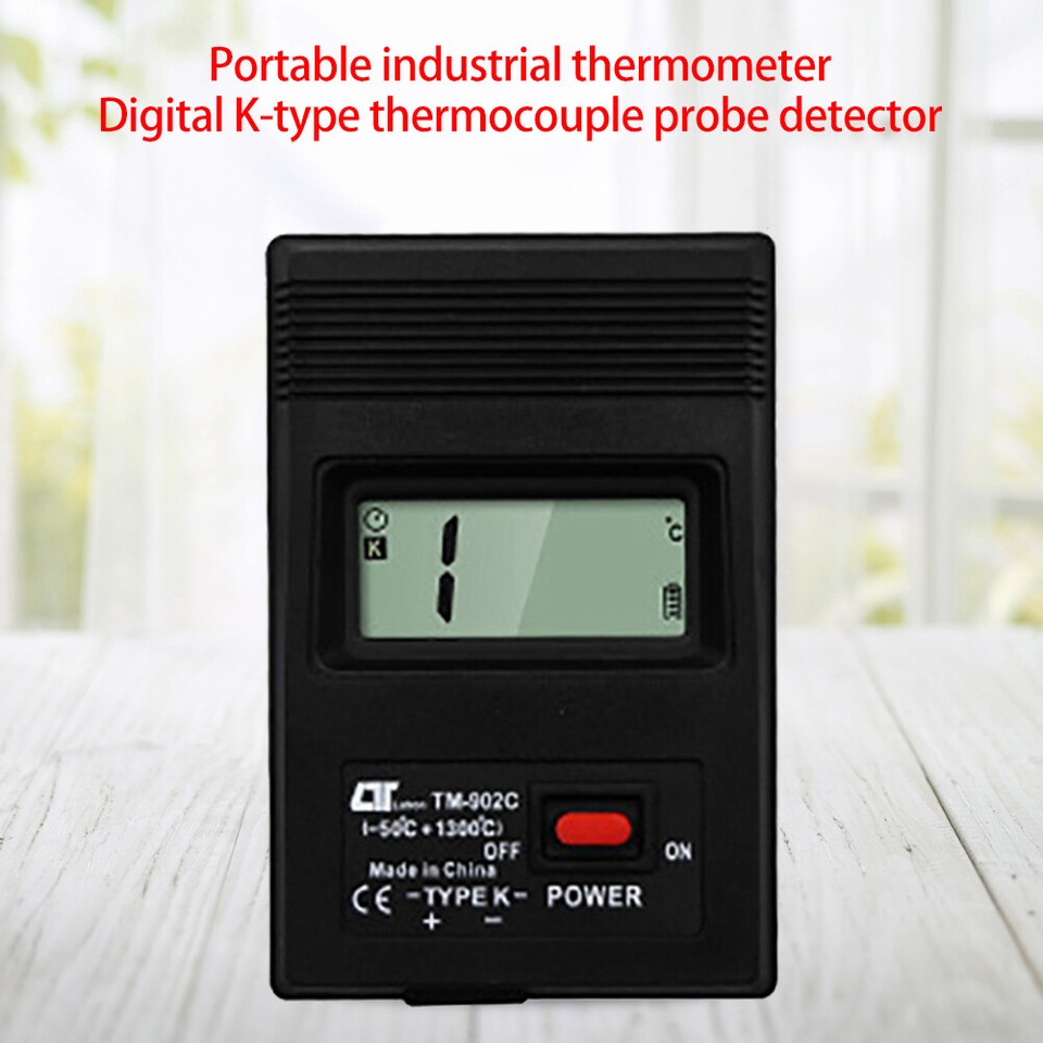 Digital Temperature Meter K-Type Thermocouple Controller Tester ...
