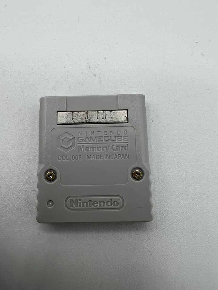 Nintendo GameCube Gray Memory Card DOL008 | eBay