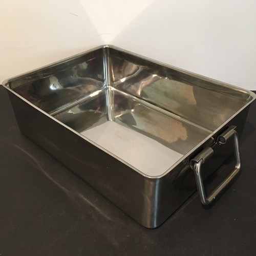 18/10 Stainless Steel Lasagna Roasting Pan W/Handles 15x11x4.5 Perfect ...