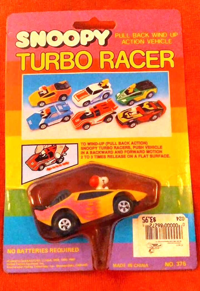 Snoopy Turbo Racer - Brand new in packaging. Free Shipping | eBay