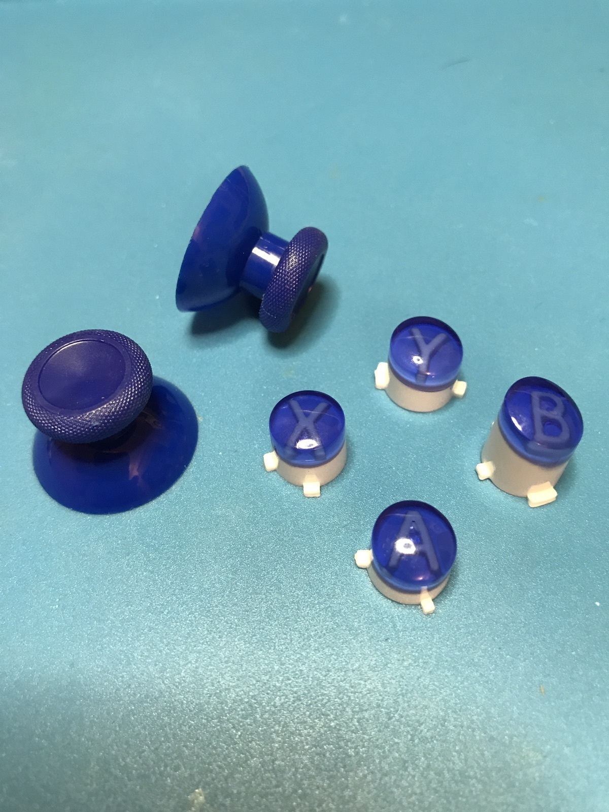 XBOX ONE 1 CUST MOD ABXY W/LETTERS REPLACEMENT BUTTON/JOYSTICK SET KIT ...