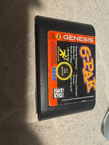 Genesis 6-Pak (Sega Genesis, 1995) Working Game Only 10086017175 | eBay
