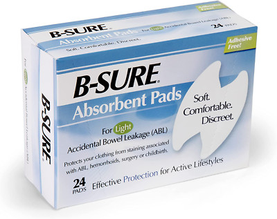 B-Sure Anal Leakage Pads, Box/24 Pads | eBay
