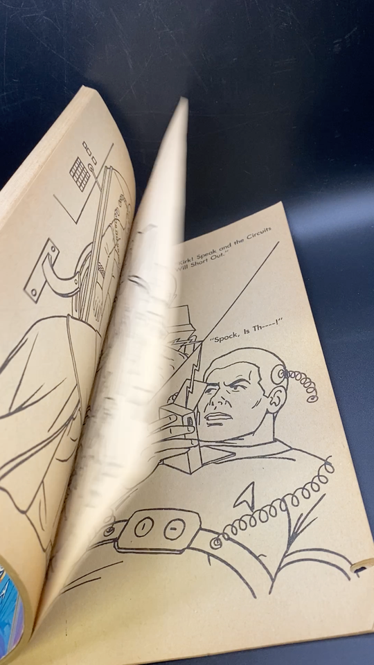 Star Trek Color & Activity Book Rescue at Raylo Vintage Coloring Book ...