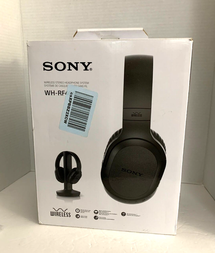 Sony WH-RF400 Wireless Home Theater Headphones - Black | eBay