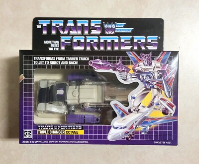 TRANSFORMERS G1 OCTANE MISB US SELLER RARE! DECEPTICON TRUCK JET TOY ...