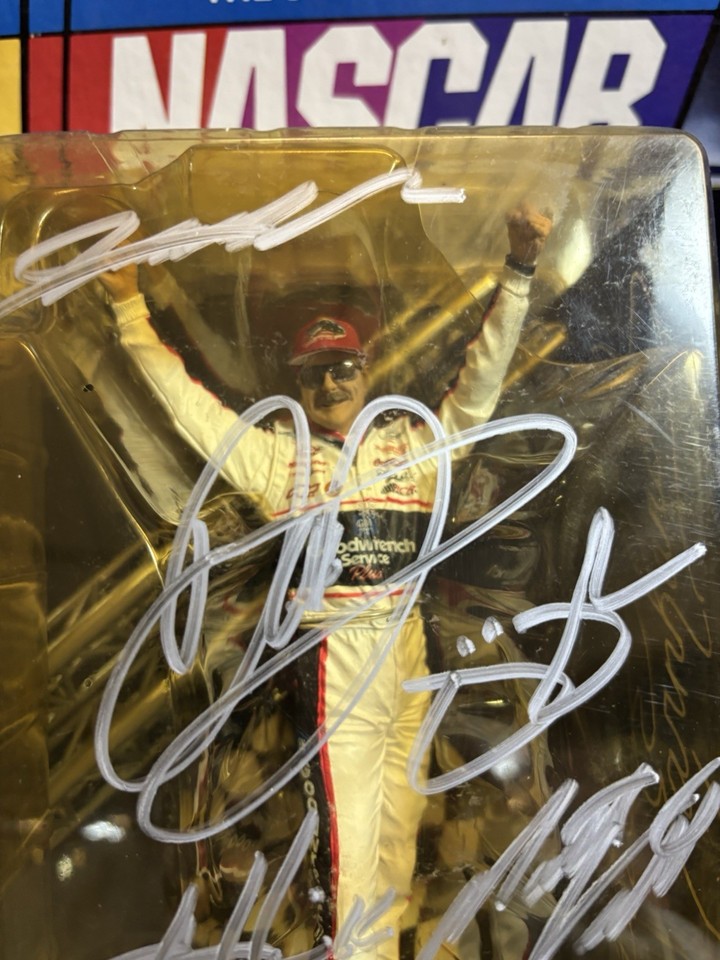 SIGNED Dale Earnhardt Sr Fig Jr JeffG TonyS KHarvick MattK Jimmie ...