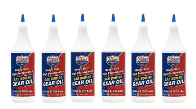 Lucas Oil SAE 80W/90 Gear Trans & Diff Differential Oil 10043 (6 Quarts ...