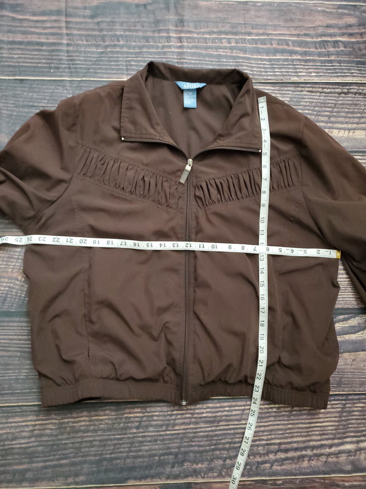 Koret Sport Women XL Full Zip Brown Jacket - Gem