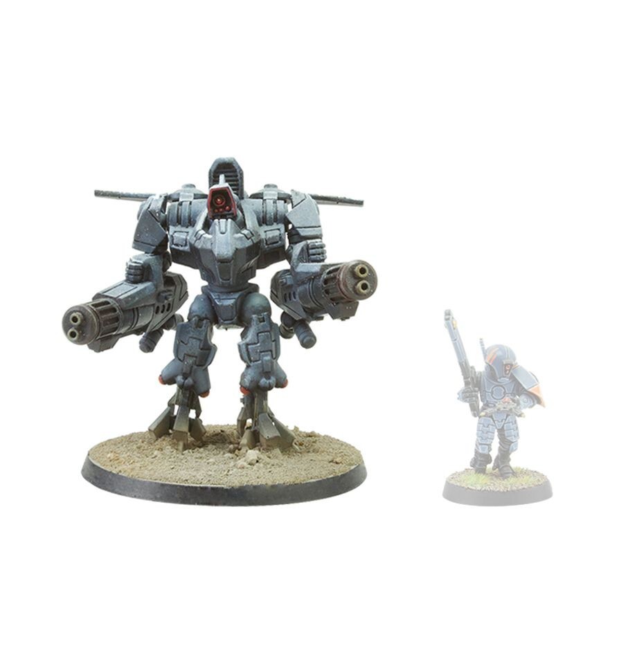 Forgeworld TAU XV9 WITH FUSION CASCADES - OOP - unassembled - no base ...