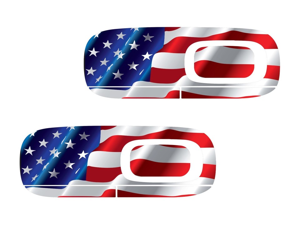 Set Stickers Ople Rocks Door Side USA Flag Or C 23 | eBay Australia