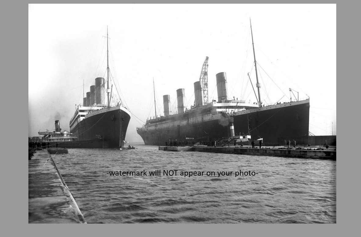 Britannic Titanic Olympic Sinking